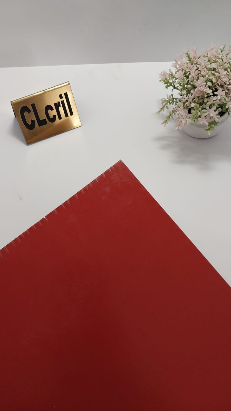 Chapa Mdf Vermelho 3mm Placa 60cm X 40cm 1 Face | Clcrilacrilicos